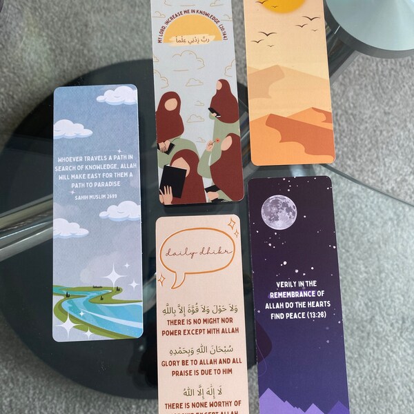 Islamic Bookmark | Quran Bookmark | Iqra Bookmark | Islamic Gift | Eid ...