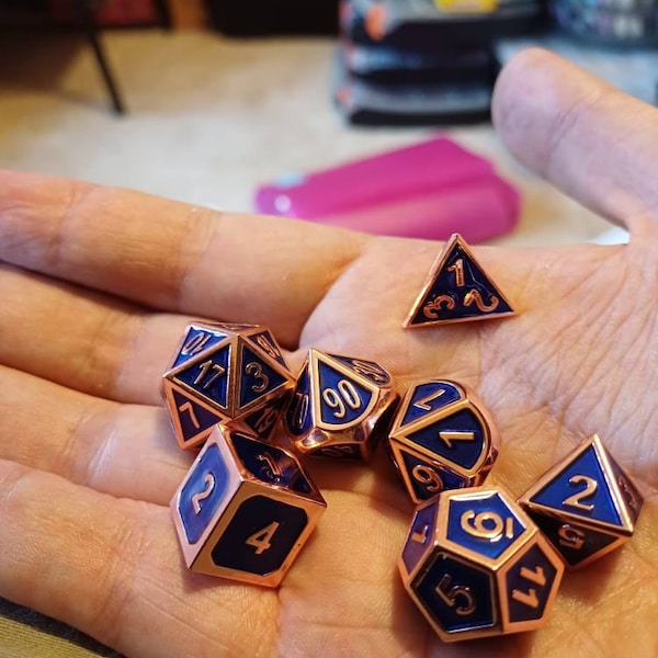 Metal Dice Tin DND RPG Storage Box - Etsy