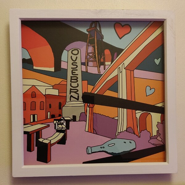 Happy Birthday Peacock Card GAN RADGE Girlfriend Party Time Geordie for ...