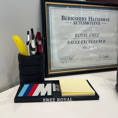 Civil Engineer Desk Organizer Construction Business Card Holder ...