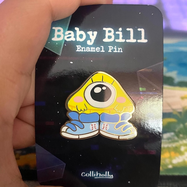 Baby Bill Cipher Gravity Falls Hard Enamel Pin - 1.25" - Etsy