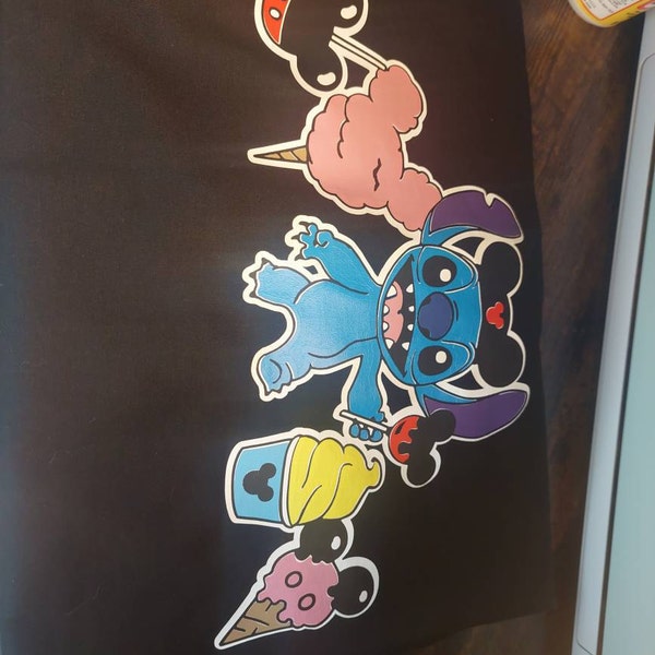 Stitch Disneyland Snacks SVG , Cut File Silhouette - Etsy