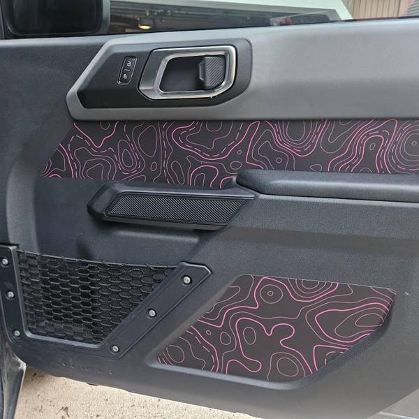 Defrost Vent Color Accent Stripe Outline Trim Vinyl Decal Overlay ...