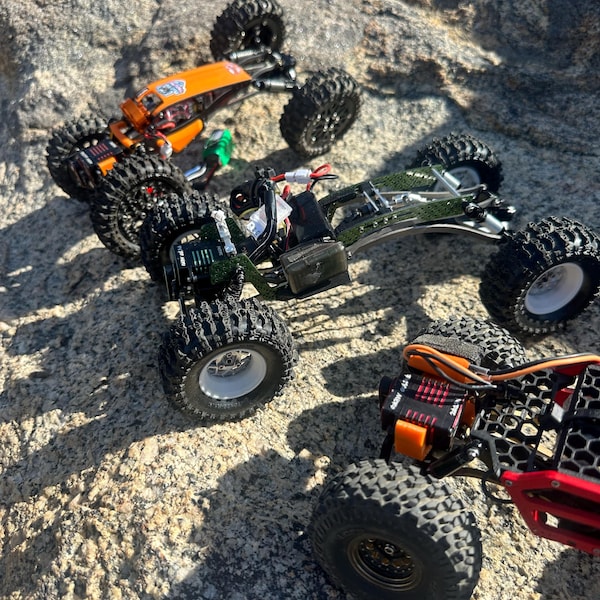 SCX24 COMP Cage Options for GKV2 Chassis (rockburb & Rockbug ...