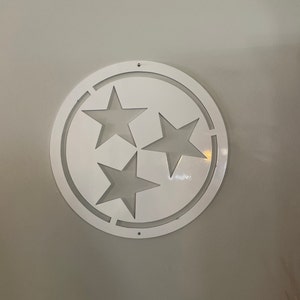 Metal Tristar Made in Tennessee Custom Size Tristar Steel Tri Star Gift ...