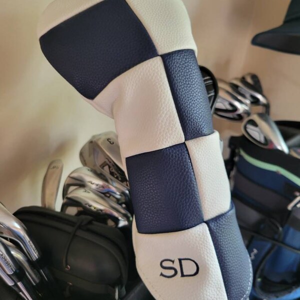 Monogrammed Driver Head Cover for Golf Enthusiasts, Golf Head Cover ...