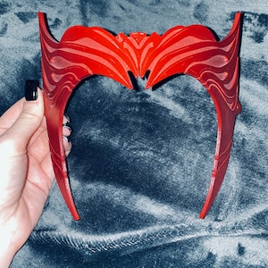 Scarlet Witch Crown - Etsy UK