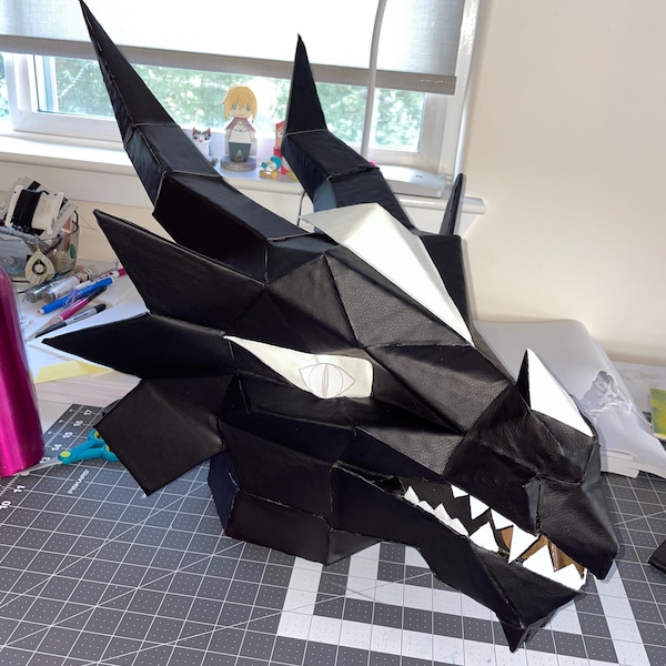 DIY Rat Mask, 3D Paper Craft Template, Halloween Mask, Printable Paper ...