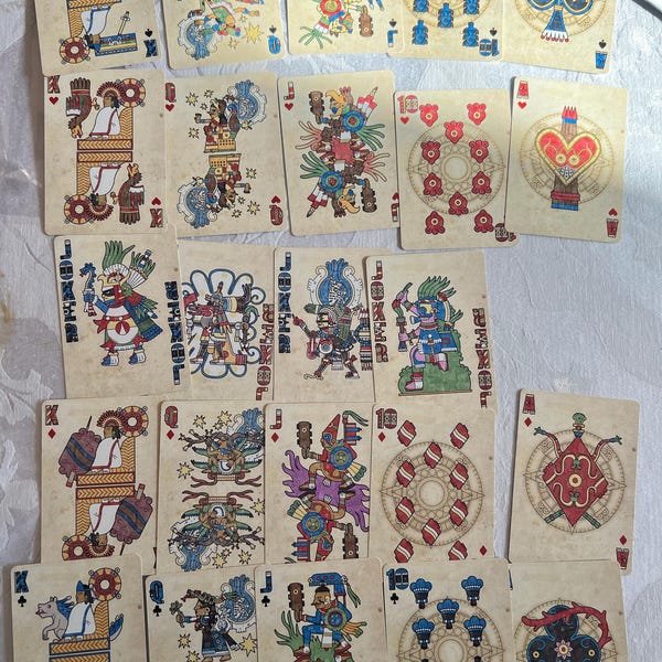 Japanese Scrolls Playing Cards - Etsy