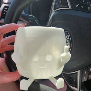 Middle Finger Happy Planter in ALL Colors Kawaii Planter, Planter With ...