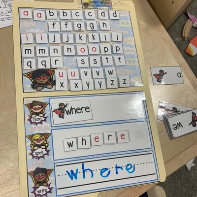 Color Shapes Matching 2D Math File Folder Game Center Teacher Resource ...