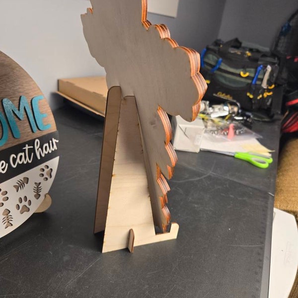 Easel Display Stand Laser Cut Files - Picture Frame Holder or Book ...