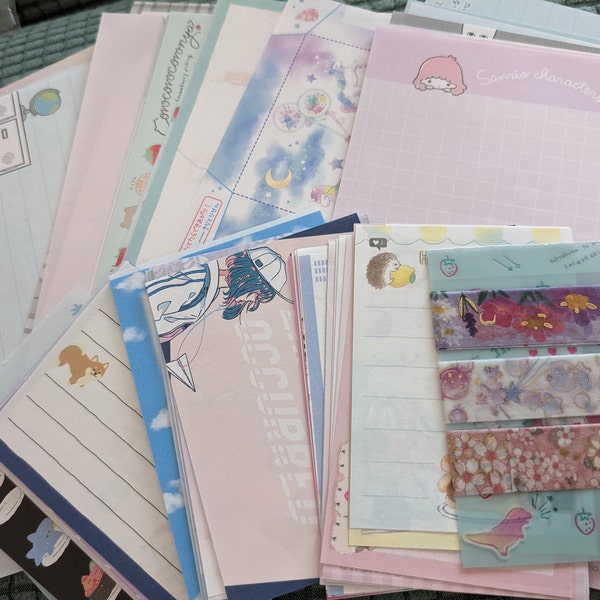 100+ Pcs Cute Japanese Kawaii Stationery Surprise Grab Bag - Brand New ...