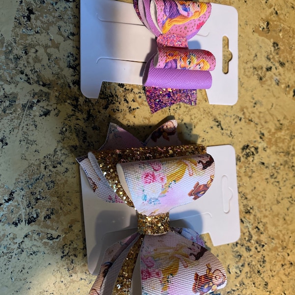 Panda School Pigtail Bows - Etsy