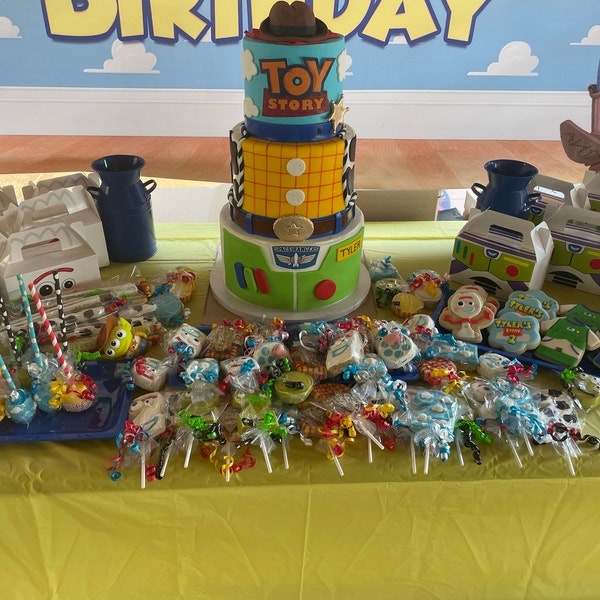 Toy Story Inspired Assortment - Chocolate Lollipops, Oreos, Pretzels ...