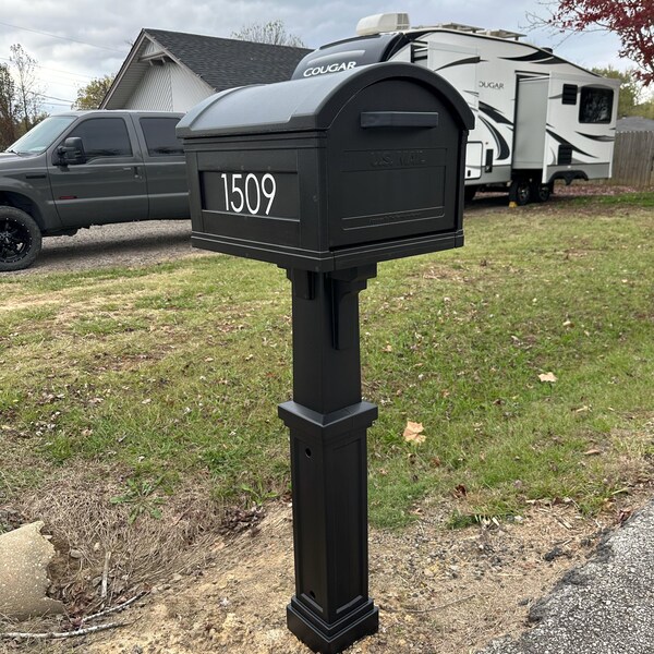 Modern Mailbox Numbers Address - Reflective Mailbox Street Address and ...