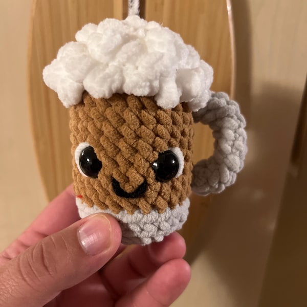 Amigurumi Mini Beer Mug Crochet Pattern, Mini Draft Beer Lover’s Gift ...