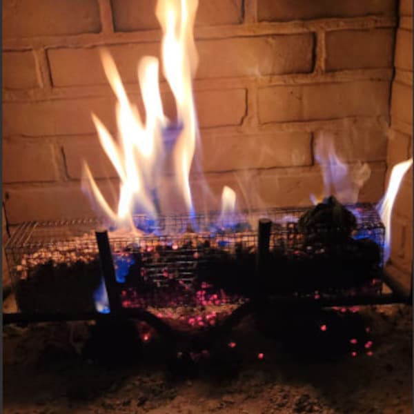 Deluxe 16" Repose Wood Pellet Fire Logs Open Face , Deluxe Set Free S/H ...