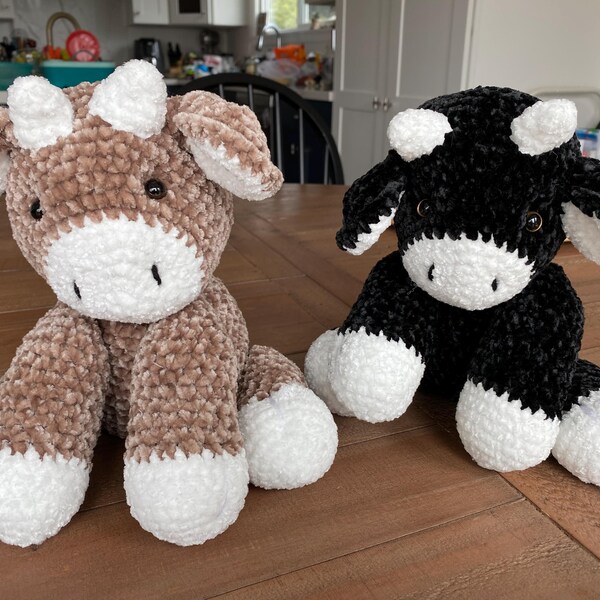 CROCHET PATTERN Colbie the Cow - Etsy