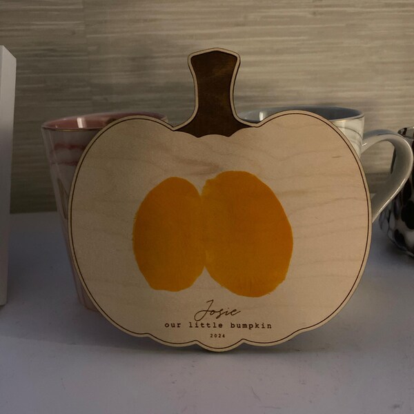 Our Little Bumpkin Sign | DIY Baby Bum Pumpkin Art | Fall Baby Art ...