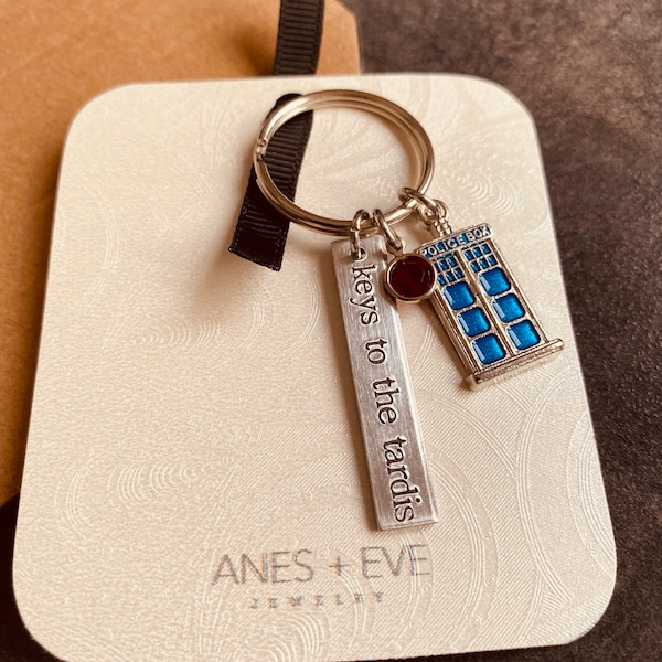 Personalised Keys to the Tardis Keychain, Doctor Who Keyring, Police ...
