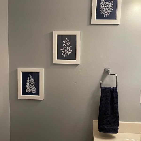 Black and White Yoga Poses Large Wall Art Set of 3, Asana Illustration ...