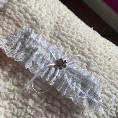 Jeweled Navy Blue Prom Garter. Prom Garter - Etsy