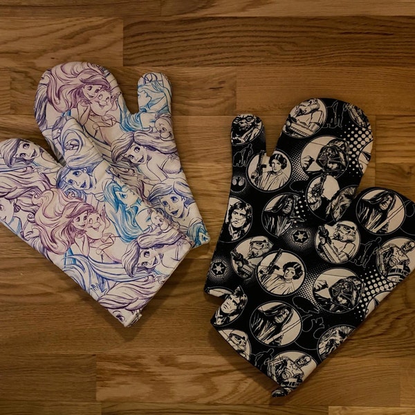 Oven Mitts / Oven Gloves / Kitchen Decor / Cooking Gift / Baking ...