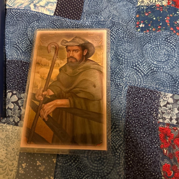 St. Drogo Holy Card, Catholic Prayer Card, Serenity Prayer - Etsy