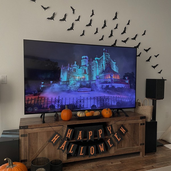 Halloween Bats, Flying Bats, 3D Bats Wall Decor, Halloween Decorations ...