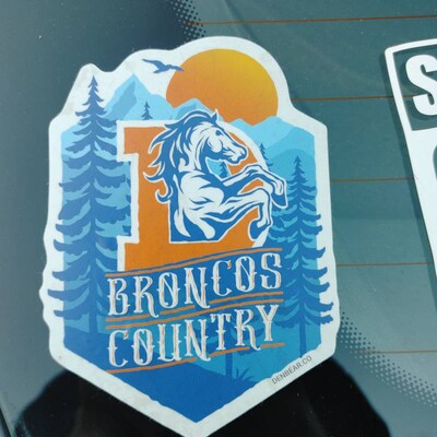 Broncos Country Sticker Denver Sticker Broncos Football Gift - Etsy
