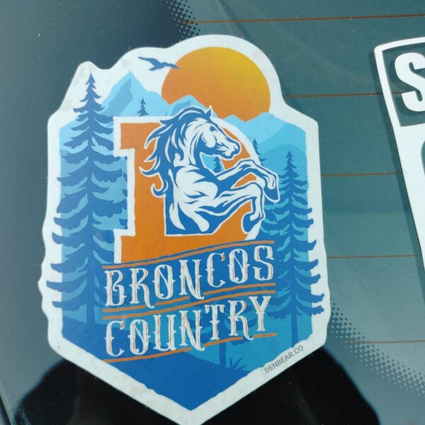 Broncos Country Sticker | Denver | Sticker | Colorado | Country ...