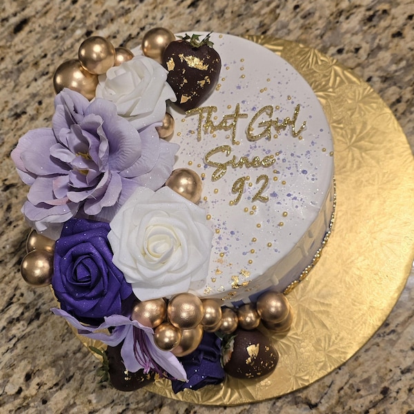 That Girl Since Year Cake Topper | Acrylic Mini Cake Charm - Etsy
