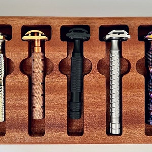 Brick Safety Razor Display African Hardwood - Etsy