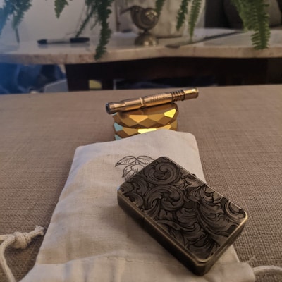 Unique Antique Brass Chinese Metal Matchbox / Match Box - Etsy
