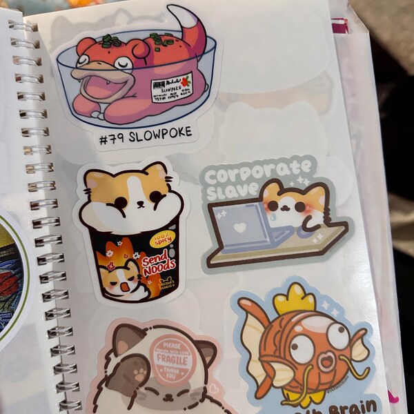 Please Handle With Love FRAGILE Sticker | Cat Meme Stickers | Kawaii ...
