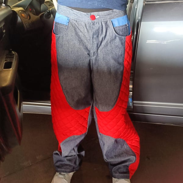 Phat Jorts Baggy Bermudas Oversized Wide Leg Skater Short Jeans Digital ...