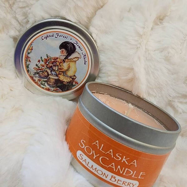 BEST SELLER Alaska Wildflower Candles, 4 Candles Boxed, Hand Poured ...