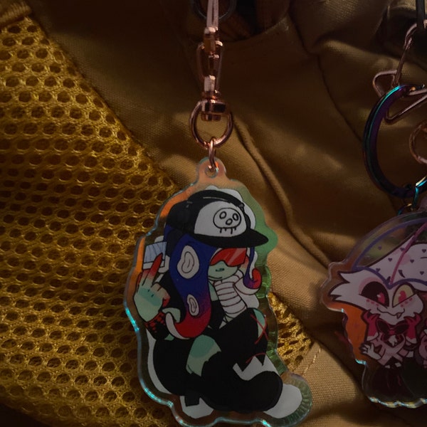 8/8 Splatoon Side Order Keychain - Etsy