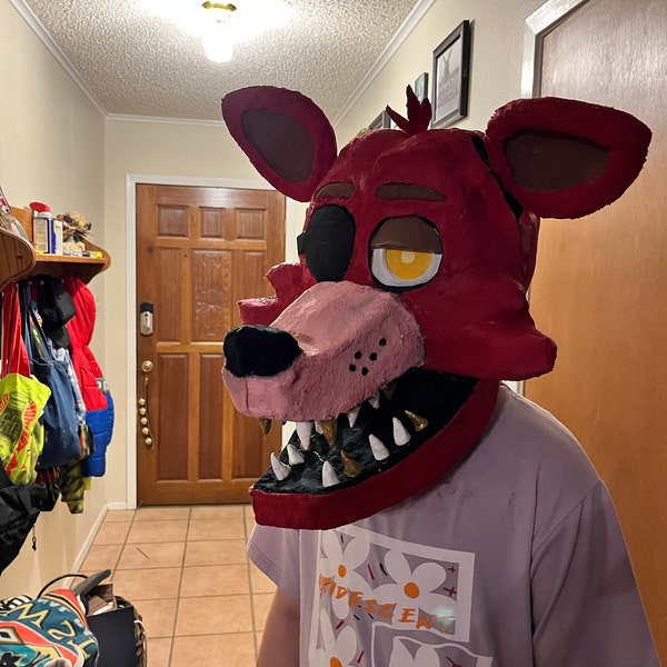 Fox Mascot Head Foam Pattern - Etsy