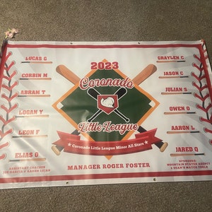 T-ball Banner Tball Banners Baseball Banner Team Banners - Etsy