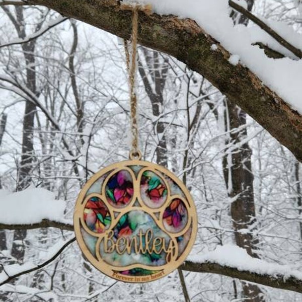 Rainbow Bridge Pet, Sun Catcher, Suncatcher Pet Memorial, Personalized ...
