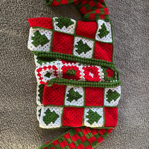 Christmas Crochet Cardigan Pattern: PDF Crochet Cardigan Pattern, Holiday Sweater, Size ...