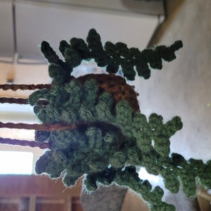 Car Fern Crochet PATTERN by Pamelambie Car Plant - Etsy