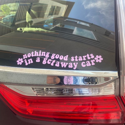 Passenger Princess Car Mirror Decal Pink Car Mirror Sticker - Etsy