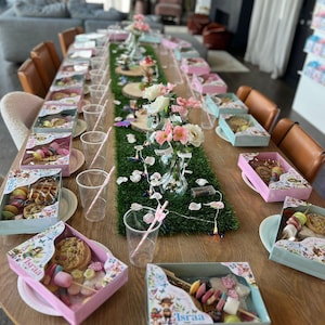 RETRO PIZZA BOX Personalised 7 Party Box. Small Pizza. Wedding Graze ...