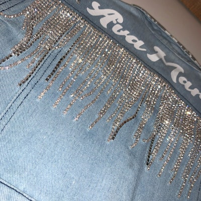 Rhinestone Fringe I High Quality Rhinestone Trim/ Rhinestone Chain ...