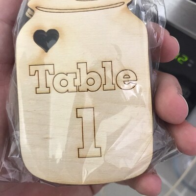 Custom Wood Wedding Table Place Markers Seat Assignment - Etsy