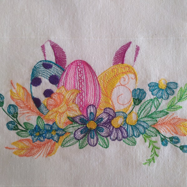 Happy Easter Machine Embroidery Designs Instant Download 5x5 6x6 8x8 ...