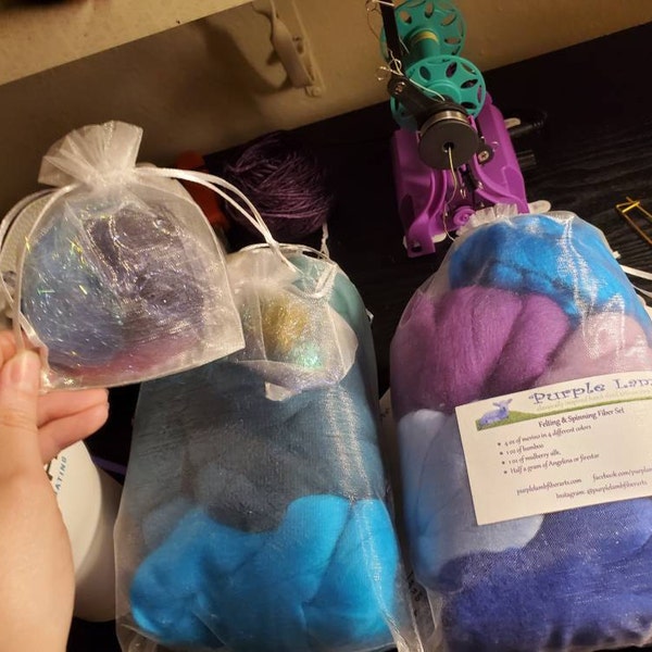 CRAB NEBULA - Luxury Art Batts to Spin and Felt, Felting Fiber ...